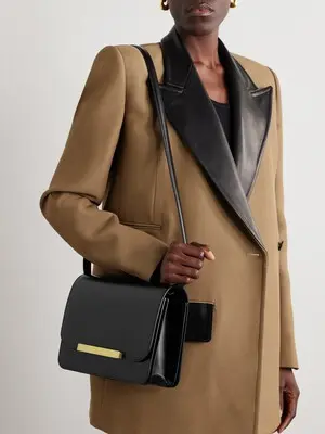 Khaite Bridget Leather Shoulder Bag