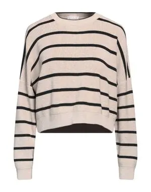 Brunello Cucinelli Cotton Striped Crewneck Sweater