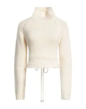 Maje Knit Turtleneck Top - White
