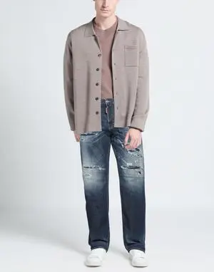 Dsquared2 Jeans With Leather Trims