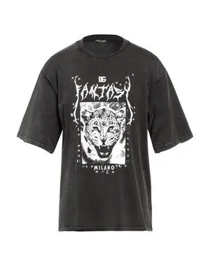 Dolce & Gabbana T-shirt Size Cotton, Aluminum - Grey