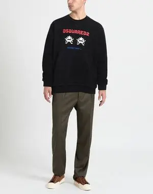 Dsquared2 Sweatshirt With Brand Logo - Black