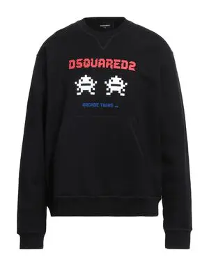 Dsquared2 Sweatshirt With Brand Logo - Black