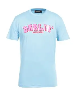 Men's Dsquared2 Blue T-shirts