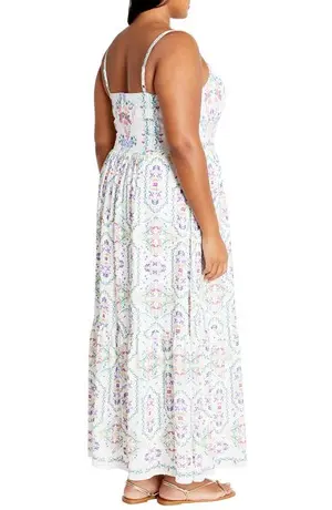 City Chic Molly Midi Sundress - In Love