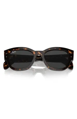Ray-ban 52mm Polarized Square Sunglasses - Havana