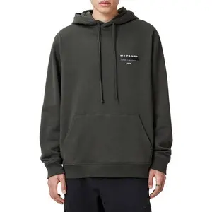 ALLSAINTS Relaxed Fit Hoodie - Kombu Green