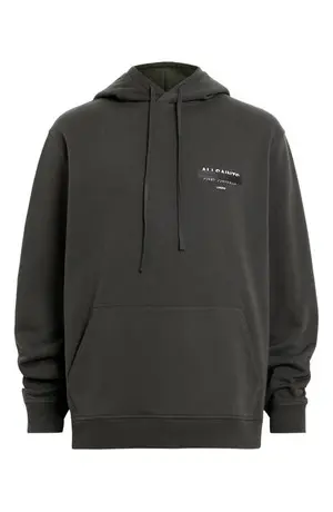 ALLSAINTS Relaxed Fit Hoodie - Kombu Green
