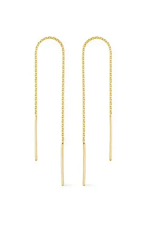 ANA LUISA 10k Recycled Solid Threader Earrings