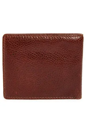Will Leather Goods Classic Leather Bifold Wallet - Cognac