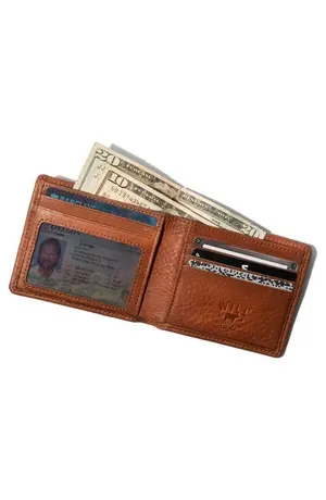 Will Leather Goods Classic Leather Bifold Wallet