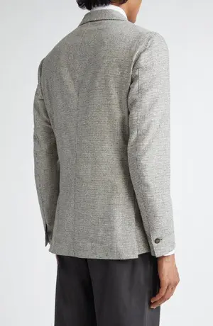 Eleventy Houndstooth Wool & Cashmere Sport Coat