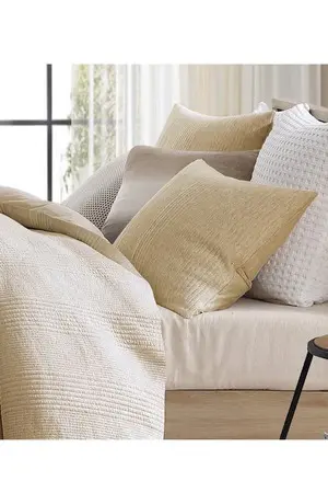 DKNY PURE Pure Rib Comforter & Sham Set - Oatmeal