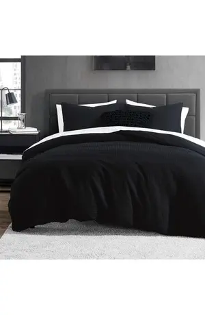 Dkny Modern Waffle Comforter & Shams Set