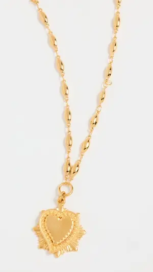 Brinker & Eliza Heart On Fire Necklace