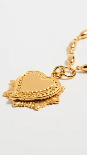 Brinker & Eliza Heart On Fire Necklace