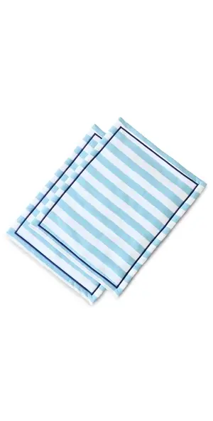 La DoubleJ Placemat Set Of 2 - Blue