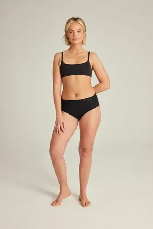 NUDEA The Stretch High Waisted Brief - Black