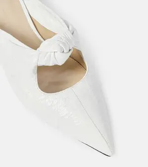 Khaite Rowan Leather Flats