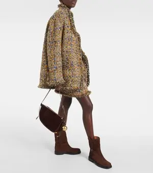 TOD'S Suede Ankle Boots - Brown