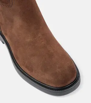 TOD'S Suede Ankle Boots - Brown