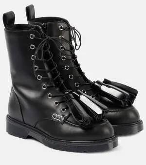 JW Anderson Leather Combat Boots