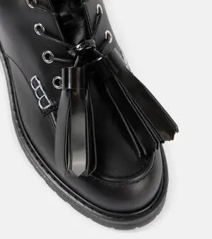 JW Anderson Leather Combat Boots