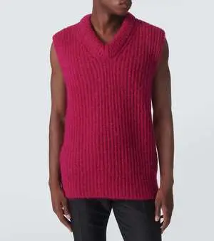 JIL SANDER Mohair And Wool Sweater Vest