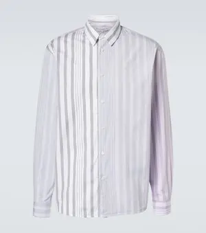 JW Anderson Striped Cotton Shirt - Multicoloured