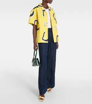 7 For All Mankind High-rise Wide-leg Jeans - Blue