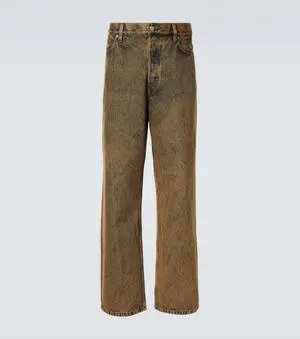 Dries Van Noten Faded Wide-leg Jeans
