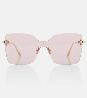 Dior Cd Chain M1u Square Sunglasses - Pink