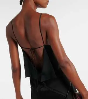 Victoria Beckham Lace-trimmed Slip Dress