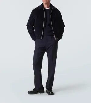 Ami Pleated Virgin Wool Pants