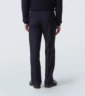 Ami Pleated Virgin Wool Pants