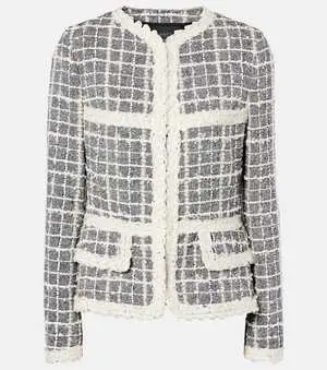 Giambattista Valli Wool-blend Bouclé Jacket
