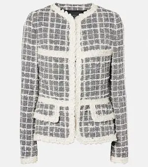 Giambattista Valli Wool-blend Bouclé Jacket - Multicoloured