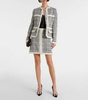 Giambattista Valli Wool-blend Bouclé Jacket