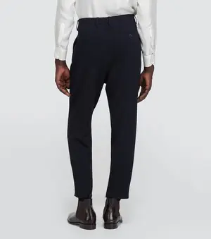 Giorgio Armani Virgin Wool Straight Trousers