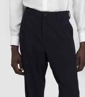 Giorgio Armani Virgin Wool Straight Trousers