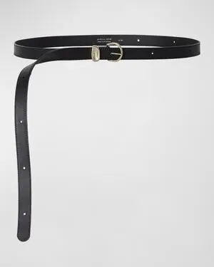 Janessa Leoné Myra Leather Belt - Black