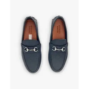 Gucci Byorn Driver Leather Loafers