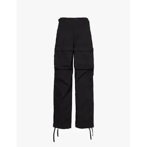 Givenchy Buckles Drawstring-cuffs Straight-leg Regular-fit Cotton Trousers