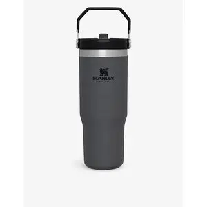 STANLEY Iceflow™ Flip-straw Stainless-steel Bottle 890ml Charcoal
