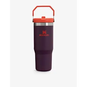 STANLEY Iceflow™ Flip-straw Stainless-steel Bottle 890ml Plum