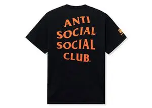 ANTI SOCIAL SOCIAL CLUB X Undefeated Still Paranoid Tee Shirt - Black