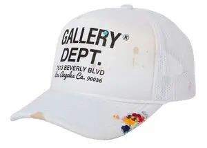 GALLERY DEPT. Workshop Trucker Cap - White