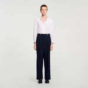 Sandro Straight-leg Trousers