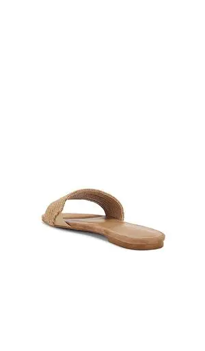 Raye Lilou Raffia Slide Sandals