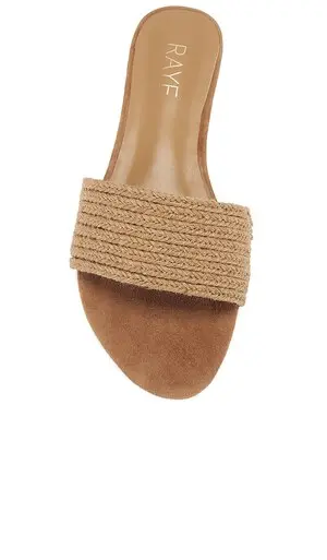 Raye Lilou Raffia Slide Sandals